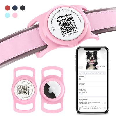 China Eco-Friendly Dog ID Tag with NFC Smart Tracker Food-Grade Silicone for sale