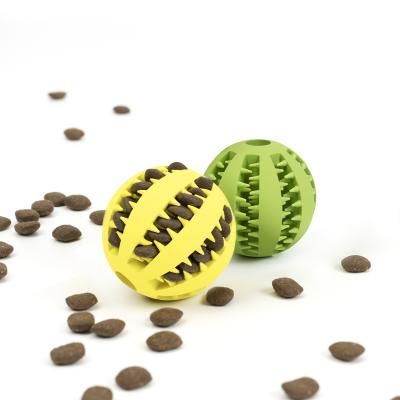 China Durable Rubber Dog Chew Balls for Aggressive Chewers for sale