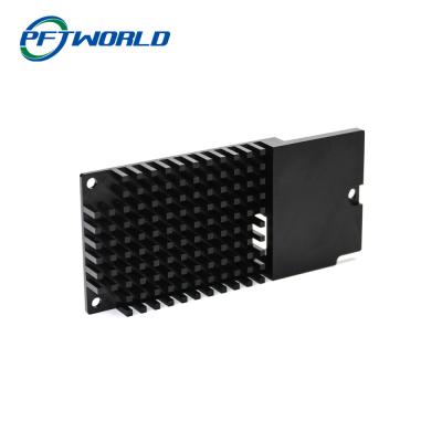 Cina Verniciatura Accesori per radiatori in alluminio nero Parti di lavorazione CNC in vendita