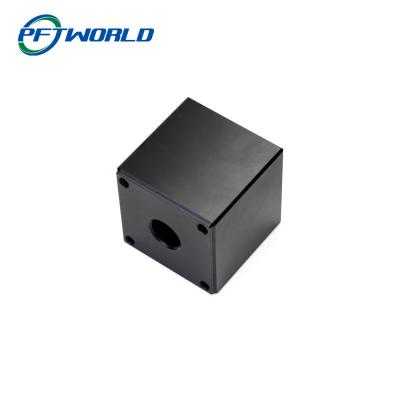 China Precision CNC Aluminum Equipment Box Machined Black Accessories for sale