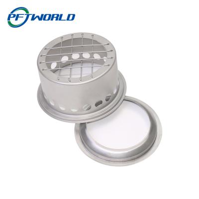 China Precision Spinning Sheet Metal Parts Custom Filter Powder Coating for sale