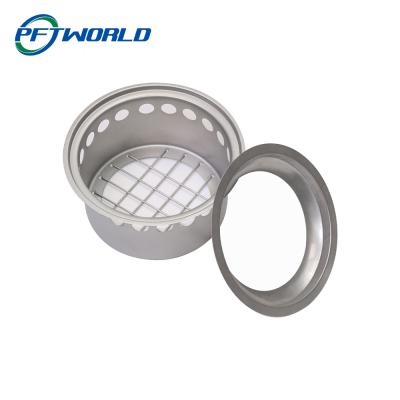 China Precision Spinning Sheet Metal Parts Custom Filter Powder Coating for sale
