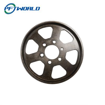 중국 OEM 구체 장치 티타늄 CNC 맷돌로 가는 부속 베벨 박차 장치 주문 선반 부속 판매용