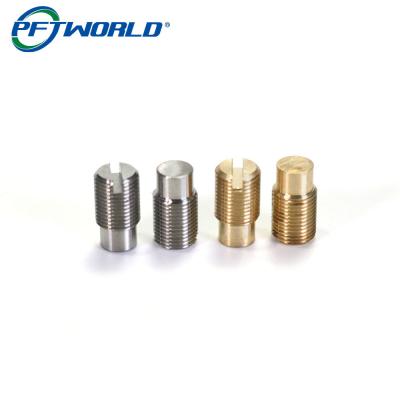 China Kundenspezifischer CNC-Präzisionsbearbeitungsservice für Messing-Kupfer-Titan-Dreh-Frästeile zu verkaufen