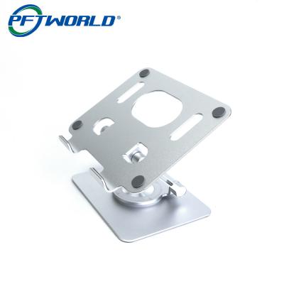 China Custom Precision Aluminum Metal Spare Parts Service CNC Milling Flat Panel Bracket for sale