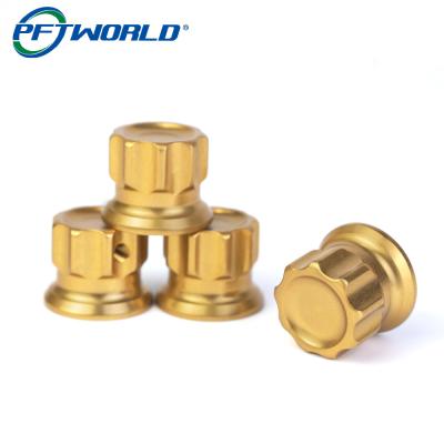 China CNC Machining Anodizing  Aluminum Parts Knurled Knob for sale
