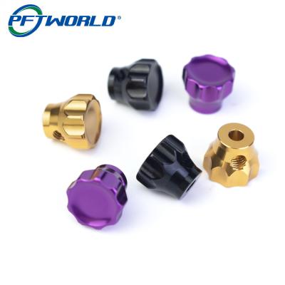 China Custom CNC machined aluminum parts color anodizing for sale