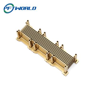 China Custom Brass Parts Milling Turning Service Plating CNC Machining for sale