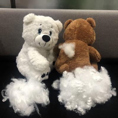 Cina 64 mm di lunghezza Fibra Staple di poliestere solido per riempire materasso / divano / giocattolo in vendita