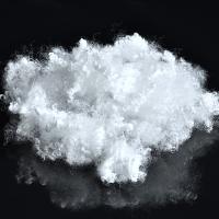 China Lightweight 38mm Solid Recycled Polyester Staple Fiber Soft Feeling for sale