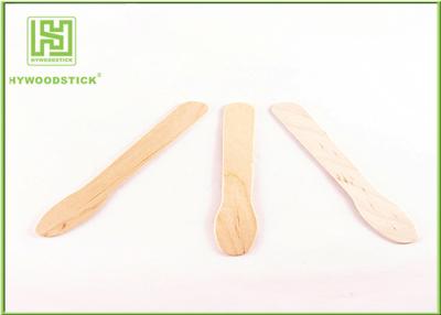 Cina Il ghiacciolo di legno attacca il cucchiaio naturale del gelato del commestibile di colore del cucchiaio del ghiacciolo in vendita