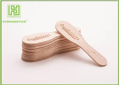 Cina Gelato di legno eliminabile dei piccoli bastoni di legno del gelato il mini dà la forma a cucchiaiate della pagaia in vendita