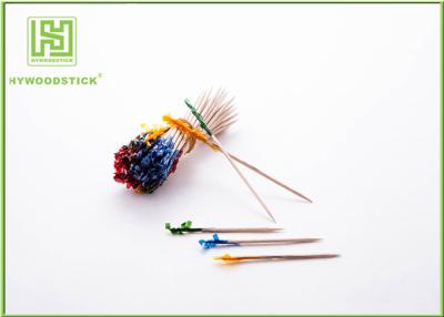 China Healthy Frilled Picks Cake Decorating Tools , Colorful Decorative Party Picks For Food factory