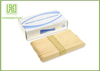 China Volwassene/Kinderen Steriele Houten Tongdepressor in Bulk 150 * 18 * 1.6mm Grootte Te koop