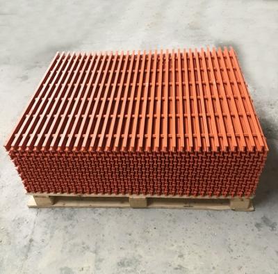 China Grelhas de plástico reforçadas de fibra de vidro resistentes a produtos químicos para pisos industriais à venda