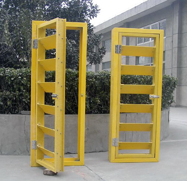 Quality Finished Insulated FRP Door for Electricity Safety Gate Industrial Fiberglass Door for sale