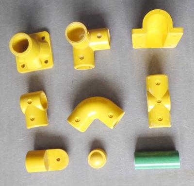 Cina 50 mm FRP Collegatori rotondi di maniglia di fibra di vetro Accessori di maniglia con protezione UV in vendita