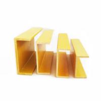 China Customized Length FRP Pultruded Profiles 100x32x5mm for Structural Support for sale