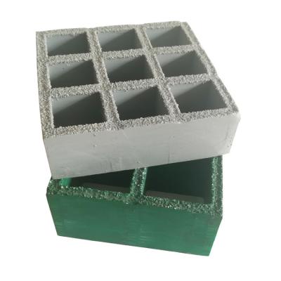 China Konkaver Sand FRP Glasfasergitter für Anti-Korrosions-Plattformanwendungen zu verkaufen