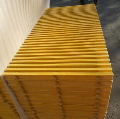 China Paseo de rejilla de fibra de vidrio de FRP ligero diseñado para aplicaciones de aceras de plástico en venta