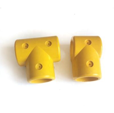 Cina Stile industriale 50mm FRP manubrio/sistema di recinzione GRP manubrio accessori pinza T Fittings Cross Tee in vendita