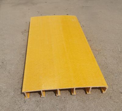 China Caminhada de grade de FRP de corte para cobertura de drenagem de trincheiras de instalações químicas e piscina de águas residuais à venda