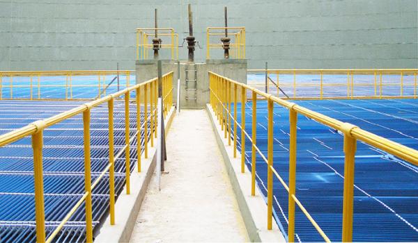Quality Insulated FRP Fence for Cooling Tower Fiberglass Reinforced Plastic Handrail UV for sale