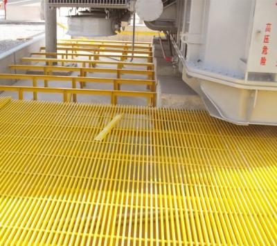 China Experimente los beneficios de los pisos de rejilla de FRP antideslizante para sus pisos de fibra de vidrio en venta