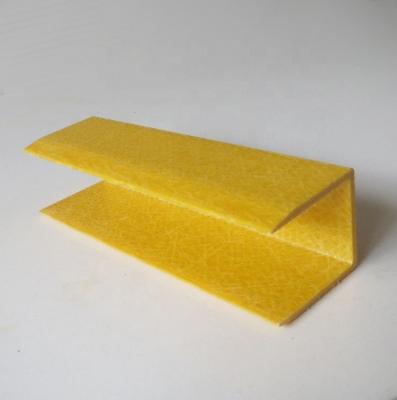 China 1m tot 11,6m Lengte Glasvezel U-profiel voor 30mm Board Edge Protection Covering Top Te koop