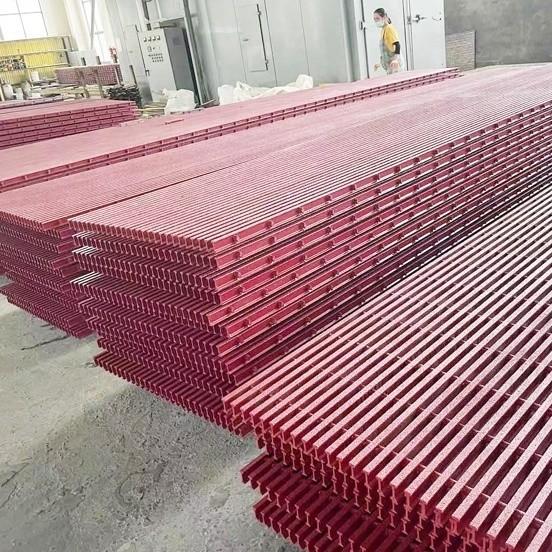 Quality 25mm 38mm 50mm 58mm I Bar Pultruded Fiberglass Grating for Industrial Applicatio for sale