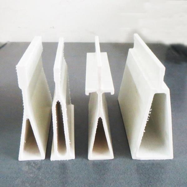 Quality Smooth Triangular Glass Fiber Stable FRP Delta Beam for Pig Farm Slatted Slats for sale