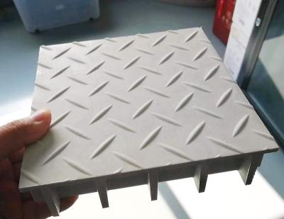 China Resistência Grelhas moldadas de FRP para plataforma de calçada de pisos de fibra de vidro de plástico à venda