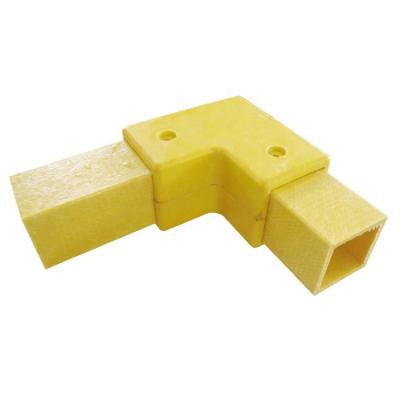 Cina Colori personalizzati Fittings di tubi quadrati in fibra di vetro da 50 mm con tecnologia pultrudata in vendita