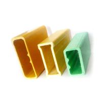 China FRP Rectangular Tube Profile 19x19mm to 110x50mm Corrosion Resistant Fiberglass Pultruded for sale