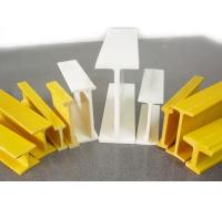 China GRP Fiberglass Solar Panel Mounting Brackets I Beam 80x30x4mm Custom Lengths for sale