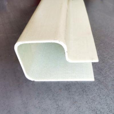 China 1m to 11.6m Customized GFRP Fiberglass FRP Structural Profile for Bus Door Heel Post/Truck Trainler Frame for sale