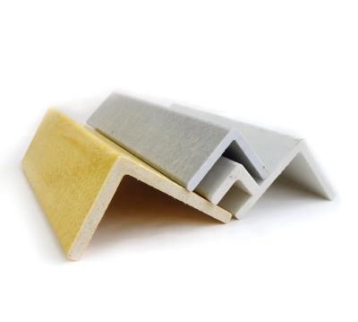 China Insulated FRP L Shape Profiles Length 1m to 11.6m for Long-lasting Structure Support for sale