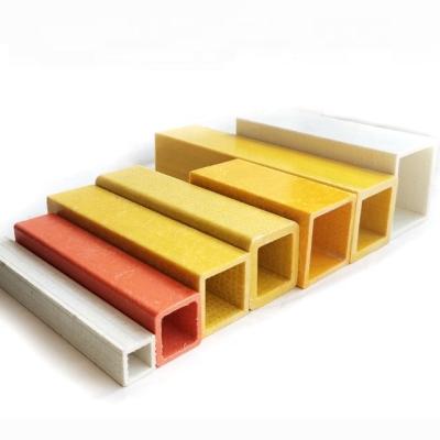 China 30 mm 38 mm 44 mm 50 mm Pultruded GFRP FRP Square Pipe Robuuste en duurzame structuren Te koop