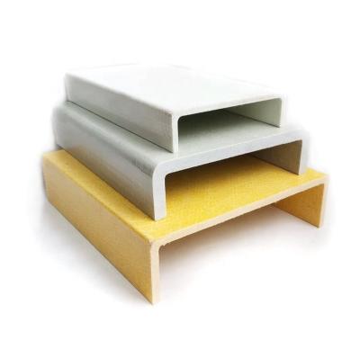 Cina 1m-11.6m Lunghezza Fibra di vetro GFRP composito liscia C Canale/H/I Trave per il tetto in vendita