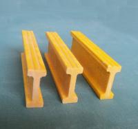 China Customized FRP I Beam Profile 19x19mm to 110x50mm High Strength Composite for Industrial Use for sale
