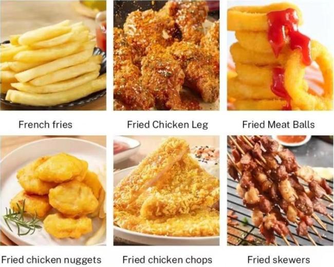 Fully Automatic Frying Machine for Snacks, Chicken Nuggets, French Fries, Nuts, Fish Fillets, Fruits, Vegetables, etc.