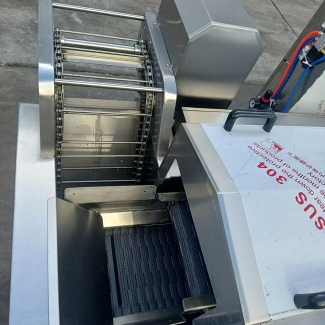 Large Gas Frying Machine Automatic for Dough Chicken Meat Onion Potato Chicken Frying Machine