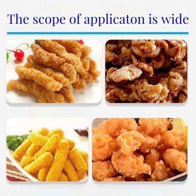 Poultry Meat and Seafood Flouring Machine