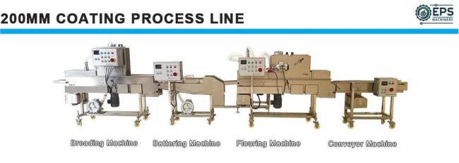 Chicken Tenders Breading and Flouring Machine
