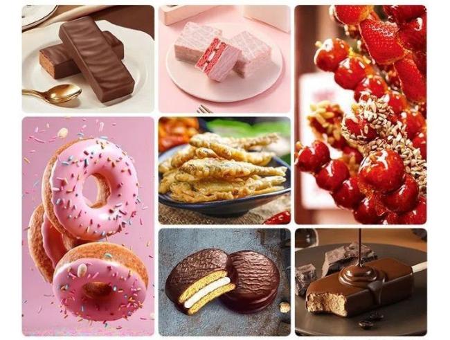 Macadamia Chocolate Syrup Equipment Freeze-Dried Fruit Chocolate Coating Machine with Cooling Tunnel