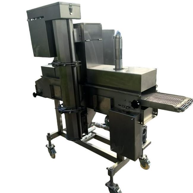 Automatic Fresh Milk Roll Bran Coating Machine Automatic Bread Crumb Coating Machine Corn Stick Bran Coating Machine