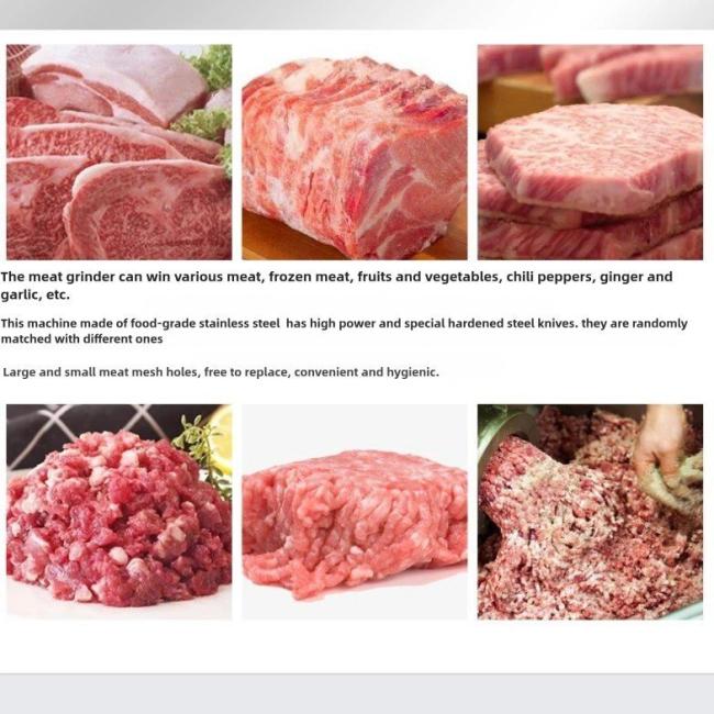 Commercial Small Sausage Vegetables Minced Meat Mixer Food Grinder Blender Machine