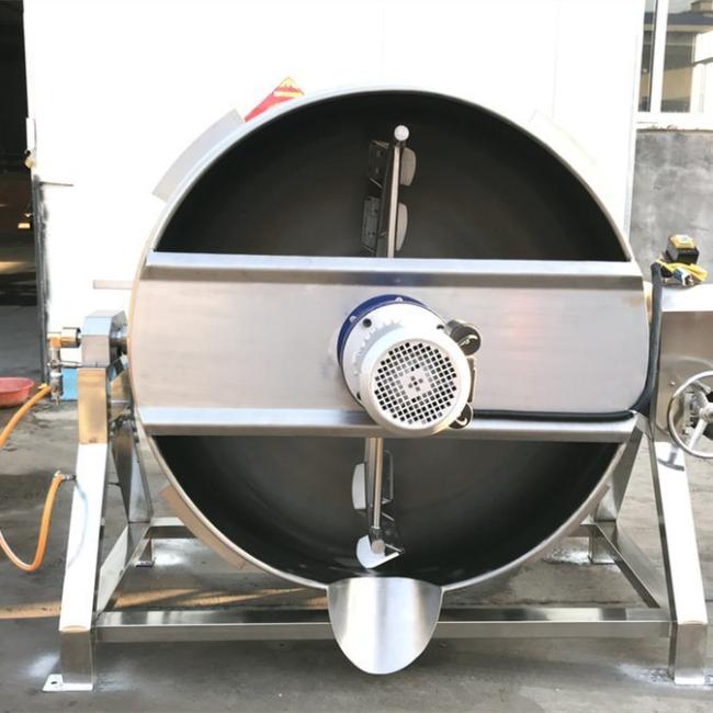 Large Capacity Cooking Pot Automatic Vegetable Cooking Mixer Industrial Meat Cooking Kettle with Factory Price