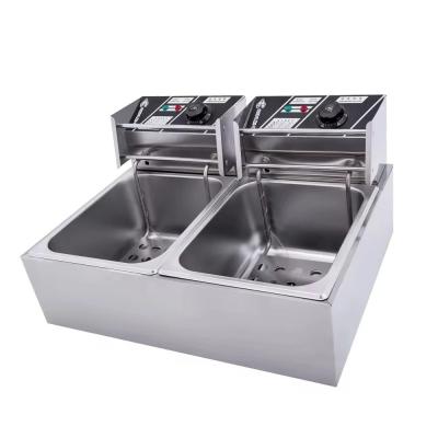 China 2L 2.5L 3L 5L 6L Electric Deep Fryer with Button Control Mod 405X241X204mm for sale