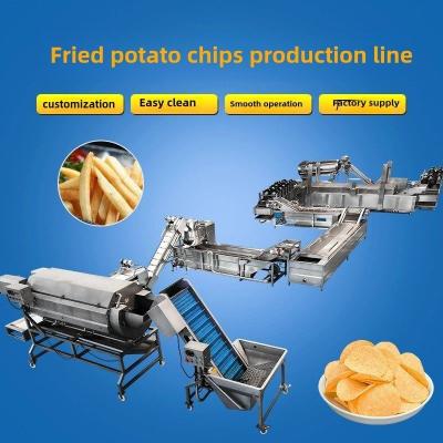 Cina 50 kg e 100 kg di capacità della linea di patatine fritte per la produzione di patatine fritte in vendita